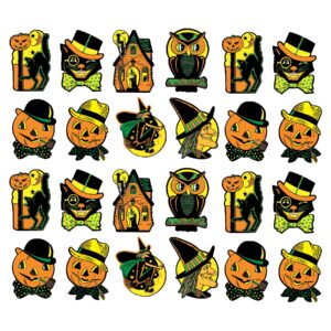 beistle halloween cutouts 24 piece, 8.5"-9.25", multicolored