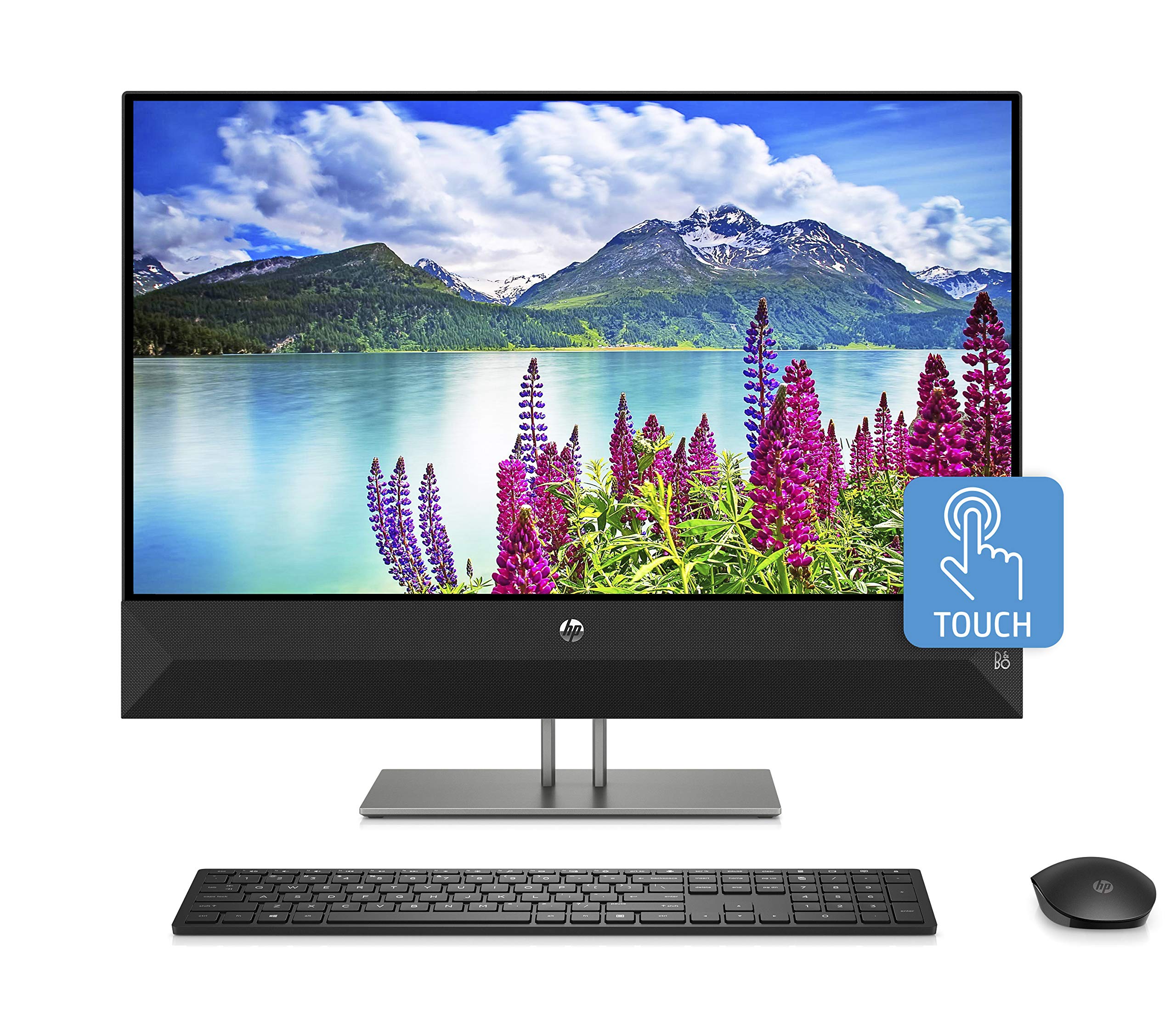 HP Pavilion 24 All-in-One PC 23.8" Touchscreen, Intel Core i5-8400T, Intel UHD Graphics 630, 1TB HDD + 16GB Optane memory, 4GB SDRAM, Wireless Mouse and Keyboard, FHD Privacy Webcam, 24-xa0053w