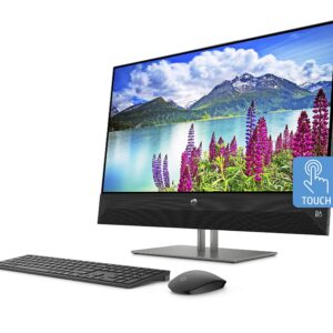 HP Pavilion 24 All-in-One PC 23.8" Touchscreen, Intel Core i5-8400T, Intel UHD Graphics 630, 1TB HDD + 16GB Optane memory, 4GB SDRAM, Wireless Mouse and Keyboard, FHD Privacy Webcam, 24-xa0053w