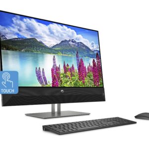 HP Pavilion 24 All-in-One PC 23.8" Touchscreen, Intel Core i5-8400T, Intel UHD Graphics 630, 1TB HDD + 16GB Optane memory, 4GB SDRAM, Wireless Mouse and Keyboard, FHD Privacy Webcam, 24-xa0053w