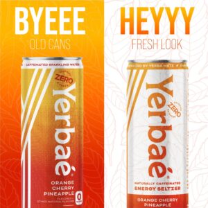 Yerbae Energy Seltzer - Variety Performance Pack, 0 Sugar, 0 Calories, 0 Carbs, Energized by Yerba Mate, Naturally Caffeinated & Plant-Based, Healthy Alternative to Coffee and Sugary Sodas, 12oz cans (12 Pack)