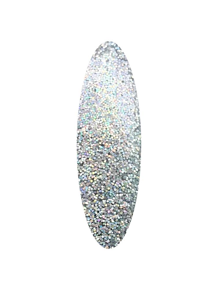 CAI Beauty NYC Silver Glitter | Easy to Apply, Easy to Remove | Roll On Shimmer for Body, Face and Hair| Holographic Cosmetic Grade Glamour