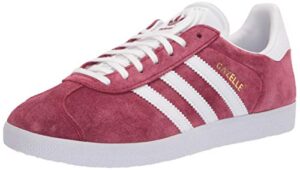 adidas originals mens gazelle shoes collegiate burgundy/white/gold metallic 11