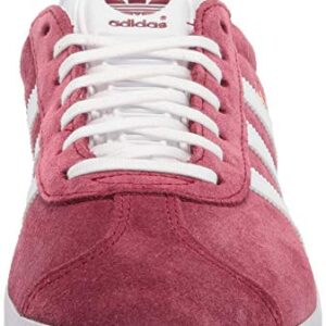 adidas Originals mens Gazelle Shoes Collegiate Burgundy/White/Gold Metallic 11