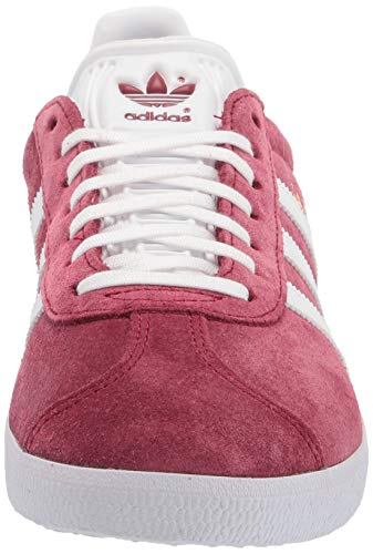 adidas Originals mens Gazelle Shoes Collegiate Burgundy/White/Gold Metallic 11