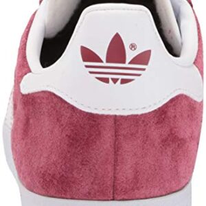 adidas Originals mens Gazelle Shoes Collegiate Burgundy/White/Gold Metallic 11