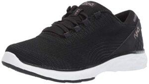 ryka women's lexi athletic shoe, black, 5 m us