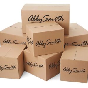 Abby Smith - White 9 Ounce Stemless Wine Glass Display Box, Party Favor, Set of 12