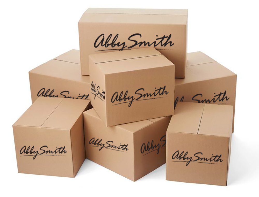 Abby Smith - White 9 Ounce Stemless Wine Glass Display Box, Party Favor, Set of 12