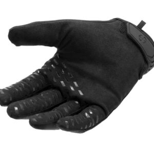 LA Police Gear Men's Core Patrol Glove, Lightweight Tactical Work Gloves for Men, Touchscreen Compatible Shooting Gloves - Black - Large