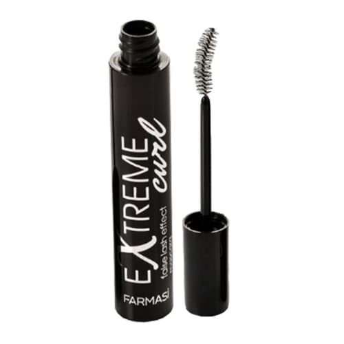 FARMASI Extreme Curl Mascara, Voluminous, Longer, Thicker and Curling Eyelashes, Long Lasting, Instant & Very Easy to Apply, Black, 0.4 fl. oz. / 12 ml