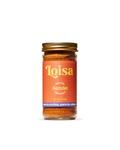 loisa sazón seasoning, usda organic, non-gmo, no-msg, no preservatives, no artificial coloring, no artificial flavors, 2.3oz, pack of 1 (sazon)