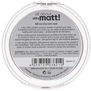 Essence All About Silky Matt! Polvos Compactos Fijadores 10