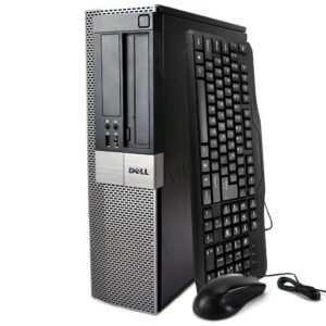 dell optiplex 960 desktop computer, intel core 2 duo processor, 8gb ram, 500gb hard drive, dvd, wi-fi, keyboard & mouse, windows 10 professional (renewed)