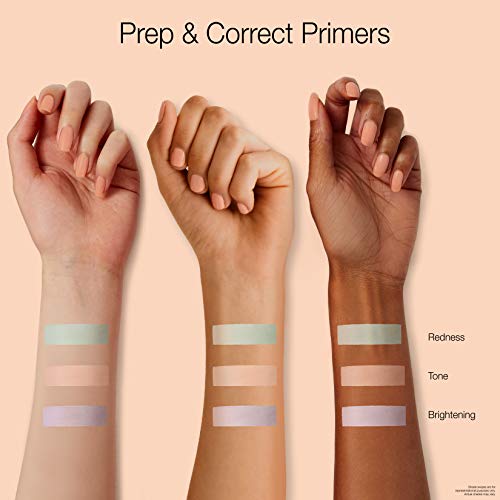 Neutrogena Prep + Correct Primer for Redness Correcting, Green-Toned Matte Makeup Primer with Seaweed Extract to Help Reduce Redness & Even Skin Tone, 1.0 oz