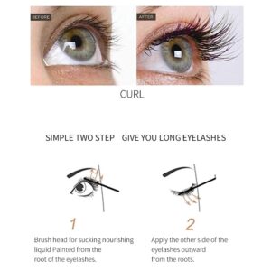 Eyelash Growth Serum,Eyelash Growth Enhancer Longer Fuller Thicker Lashes Eyelash Enhancer for Long,Luscious Lashes and Eyebrows