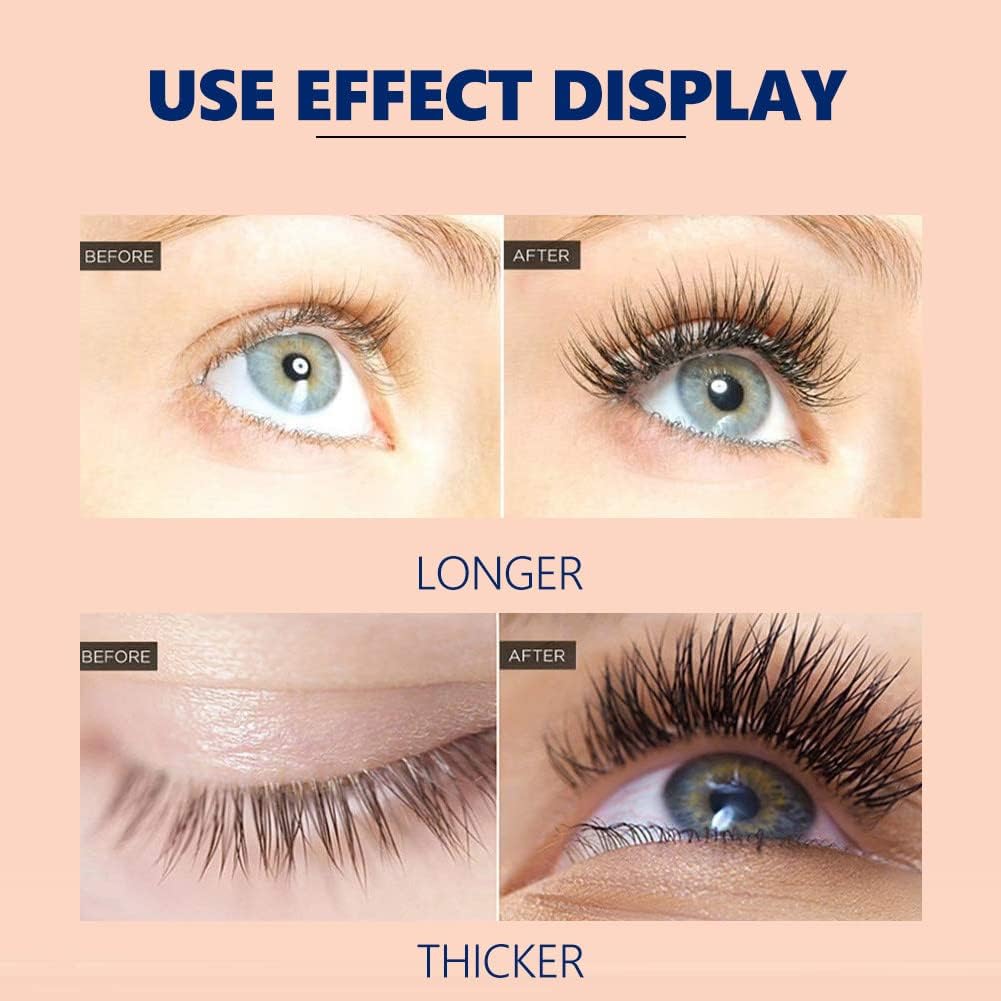 Eyelash Growth Serum,Eyelash Growth Enhancer Longer Fuller Thicker Lashes Eyelash Enhancer for Long,Luscious Lashes and Eyebrows