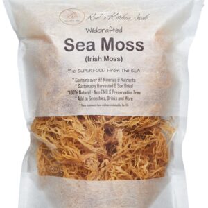 Sea Moss / Irish Moss - Wildcrafted - 100% Natural, Raw / Dried, Makes 120+ oz of Seamoss Gel, Imported from St. Lucia | Dr Sebi - (8oz)