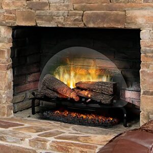 Dimplex Revillusion Electric Fireplace Log Insert - 20 Inch Faux Wooden Logs, Plug in Electric Heater + Glowing Ash Mat; Remote Control Included - Supplemental Zone Heat | Model #DLG920