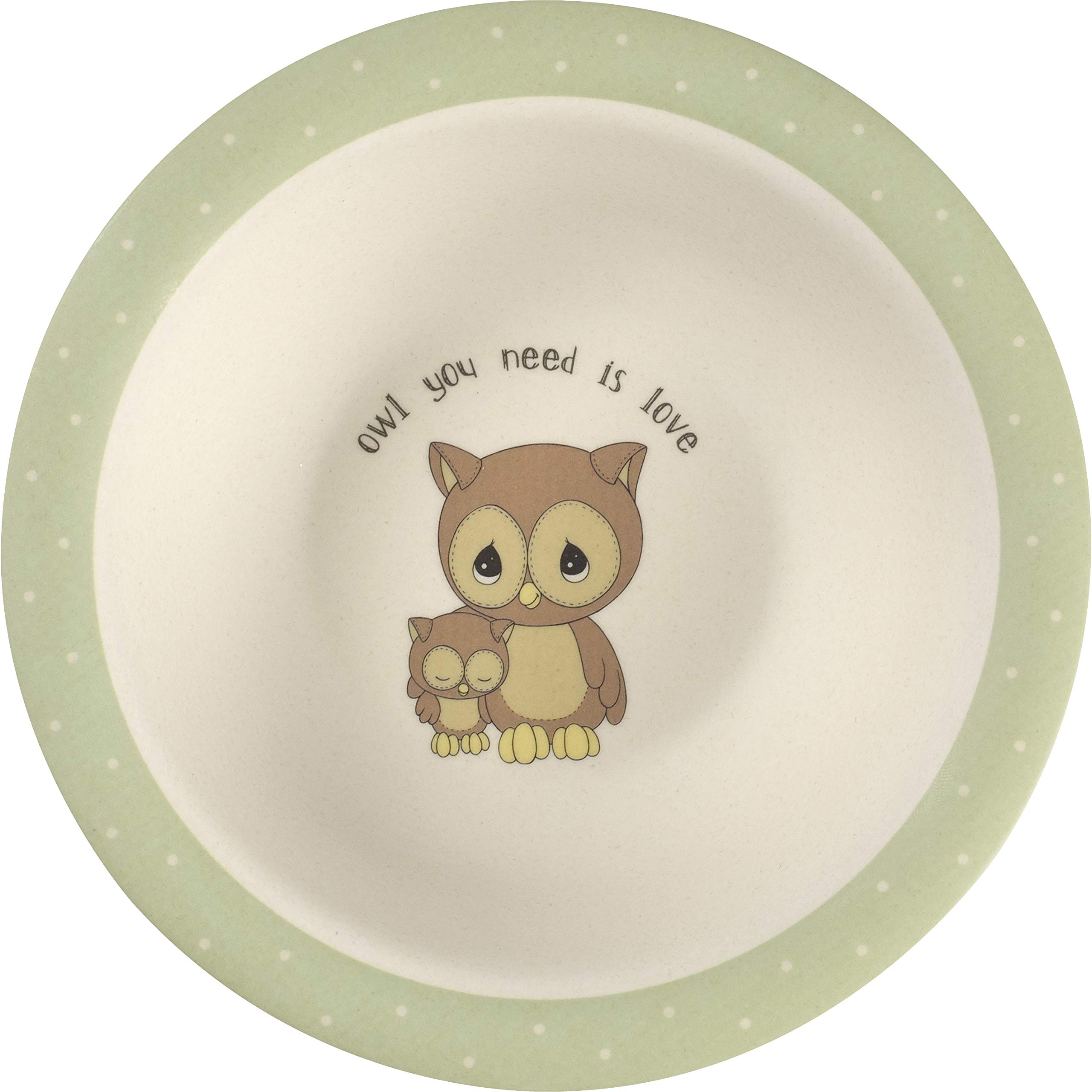 Precious Moments 5 Owl Gift Mealtime Feeding Set, One Size