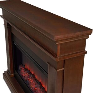 Beau 59" Landscape Electric Fireplace in Gray by Real Flame