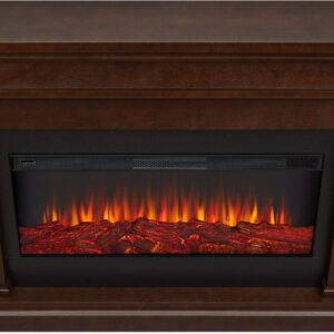 Beau 59" Landscape Electric Fireplace in Gray by Real Flame