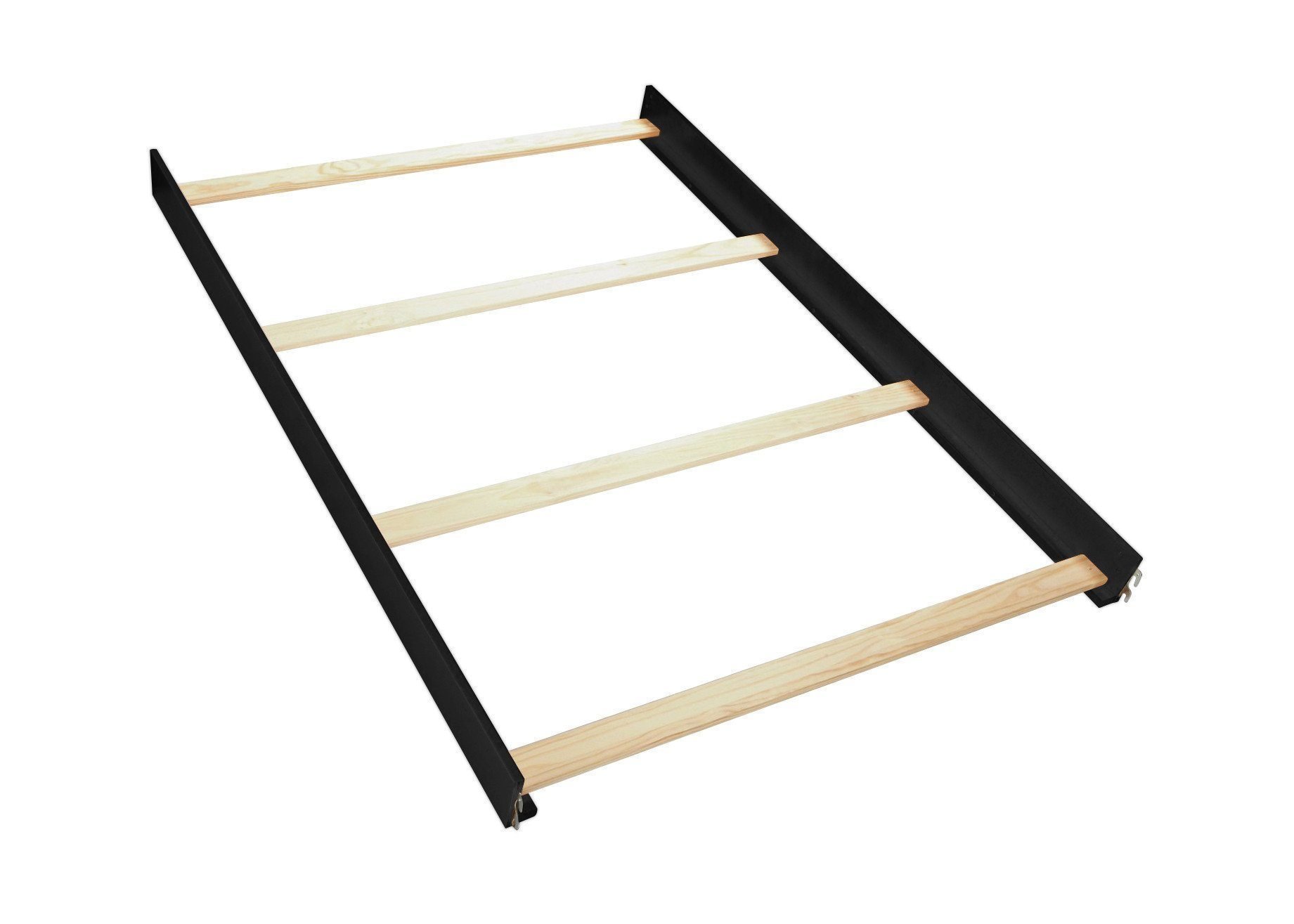 CC KITS Full Size Conversion Kit Bed Rails for Belmar Crib (Black)