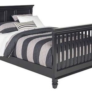 CC KITS Full Size Conversion Kit Bed Rails for Belmar Crib (Black)