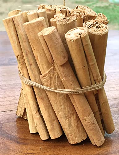 Organic Ceylon cinnamon sticks, True or Real Cinnamon, Premium Grade, Harvested from a USDA Certified Organic Farm in Sri Lanka 1 oz / 28 g (3" cut 6 to 7 sticks)