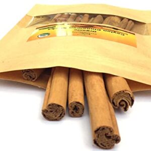 Organic Ceylon cinnamon sticks, True or Real Cinnamon, Premium Grade, Harvested from a USDA Certified Organic Farm in Sri Lanka 1 oz / 28 g (3" cut 6 to 7 sticks)