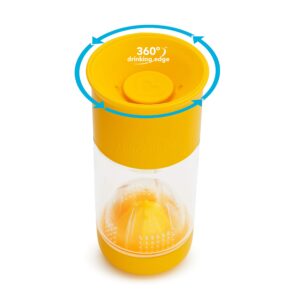 Munchkin® Miracle® 360 Fruit Infuser Toddler Sippy Cup, 14 Ounce, Yellow