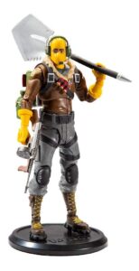 mcfarlane toys fortnite raptor premium action figure, multicolor