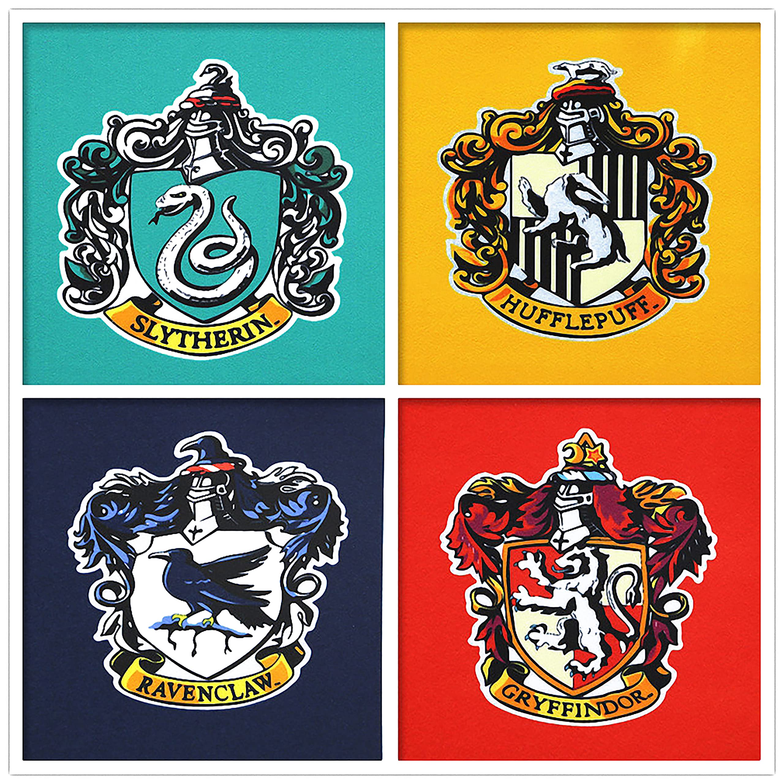 Birthday Pary Harry Gift Potter Wall Banner, Gryffindor | Hufflepuff | Ravenclaw | Slytherin House Decor Flag (3m 12pcs)