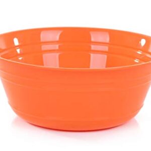 Mintra Home Snack Bowls (Large 2pk (4L), Orange)