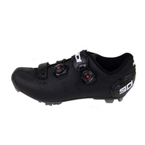 Dragon 5 MEGA Mountain Bike Shoes (43.0 Wide, Matte Black/Black)