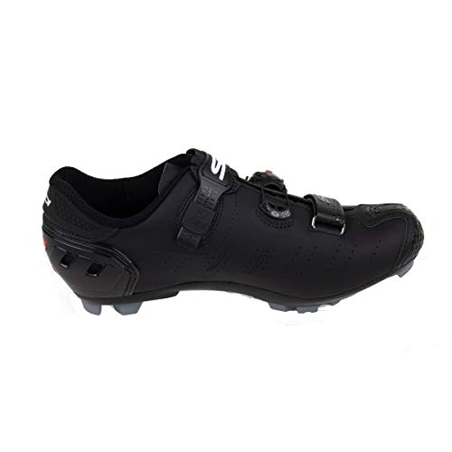 Dragon 5 MEGA Mountain Bike Shoes (43.0 Wide, Matte Black/Black)