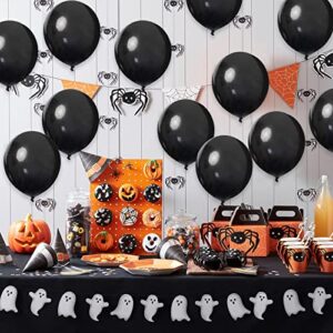 100pcs Balloons Black Clearance Latex 10" Pearl Black Balloons Helium Black Balloon for Black Balloon Garland Arch Wedding Birthday Halloween Party New Year's Day Decorations