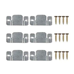 akoak 6 pcs metal sectional sofa connectors sectional connectors furniture interlock with 12 pcs screws