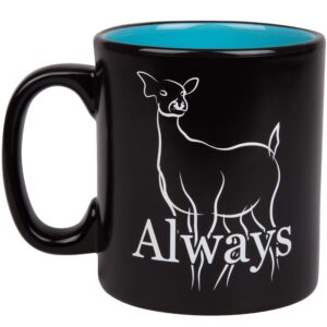 Harry Potter Always Heat Changing Coffee Mug, Large 20 oz - Doe Patronus Design Reveals with Heat - Officially Licensed - Gift for Kids, Teens & Adults - Ceramic