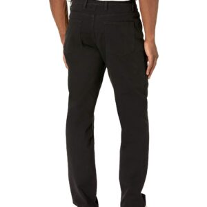 Amazon Essentials Men's Straight-Fit 5-Pocket Comfort Stretch Chino Pant (Previously Goodthreads), Black, 34W x 30L