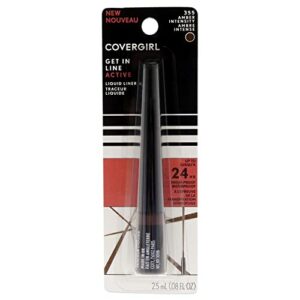 covergirl get in line active eyeliner, amber intensity, 0.36 ounce