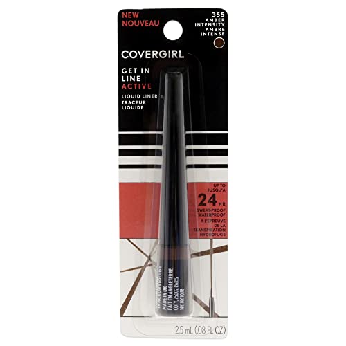 COVERGIRL Get In Line Active Eyeliner, Amber Intensity, 0.36 Ounce