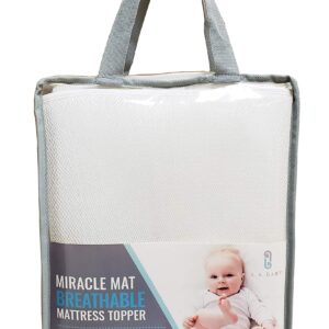 L.A. Baby Breathable Miracle Mat - Superior Ventilation Crib Mattress Topper