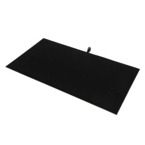 large rectangular black velvet jewelry pad/tray liners - 14-1/4"l x 7-1/2"w - set of 3