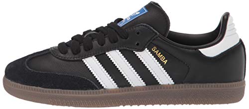 adidas Originals Men's Samba OG Sneaker Black/White/Gum 5.5