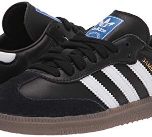 adidas Originals Men's Samba OG Sneaker Black/White/Gum 5.5