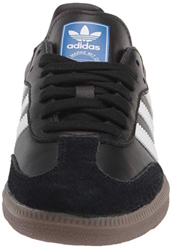 adidas Originals Men's Samba OG Sneaker Black/White/Gum 5.5