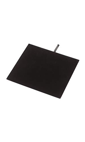 SSWBasics Small Rectangular Black Velvet Jewelry Pad/Tray Liners - 7 3/4" L x 6 3/4" W - Set of 3