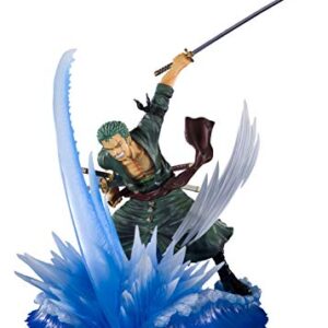 TAMASHII NATIONS Bandai Figuartszero Roronoa -Zoro- Yakkodori "Onepiece",White, Approx 190mm