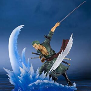 TAMASHII NATIONS Bandai Figuartszero Roronoa -Zoro- Yakkodori "Onepiece",White, Approx 190mm